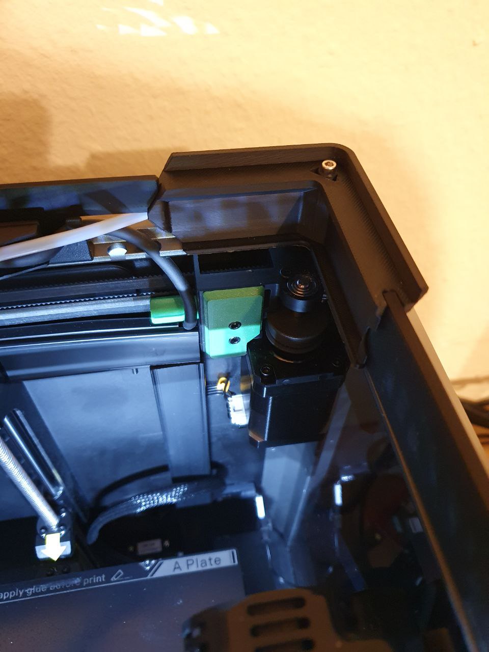 Creality K1 - Light Lid Riser slotted (JC-Creality K1 Lid Riser mod) by ...