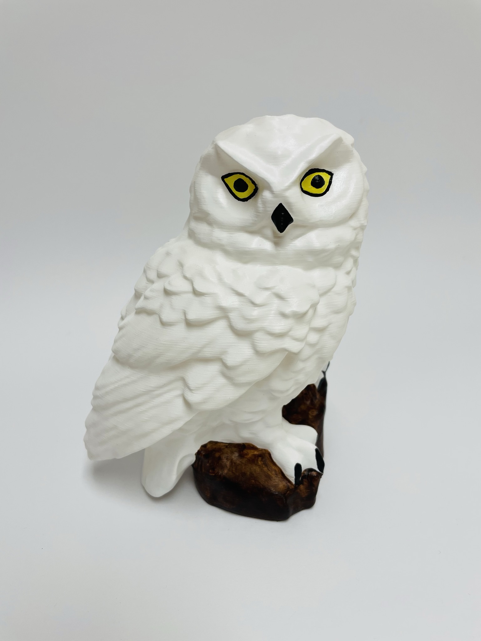 Snowy Owl (Hedwig) with flat bottom by Challapenjo | Download free STL ...