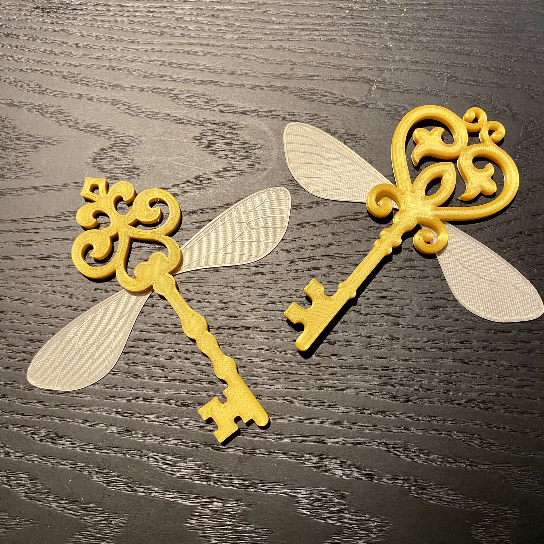 Winged key Christmas ornaments by Richard | Download free STL model ...