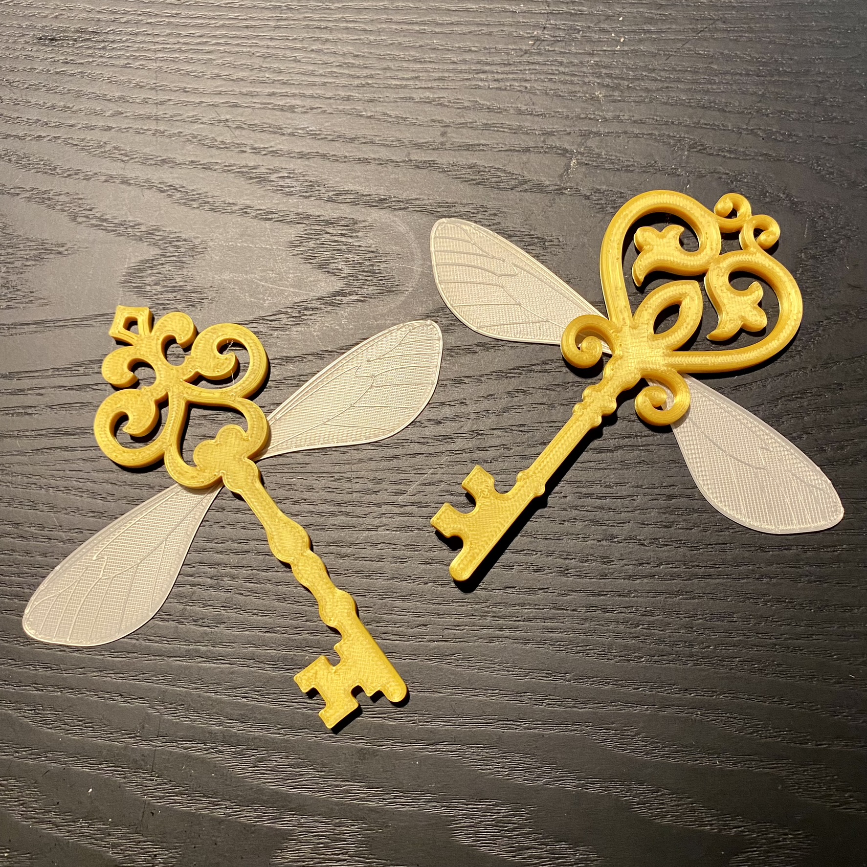 Winged key Christmas ornaments by Richard | Download free STL model ...