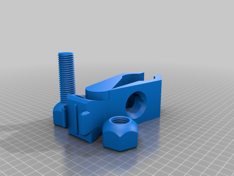 GoPro Pipe Mount (D 27-50mm) v1 by GreenPanda | Download free STL model ...
