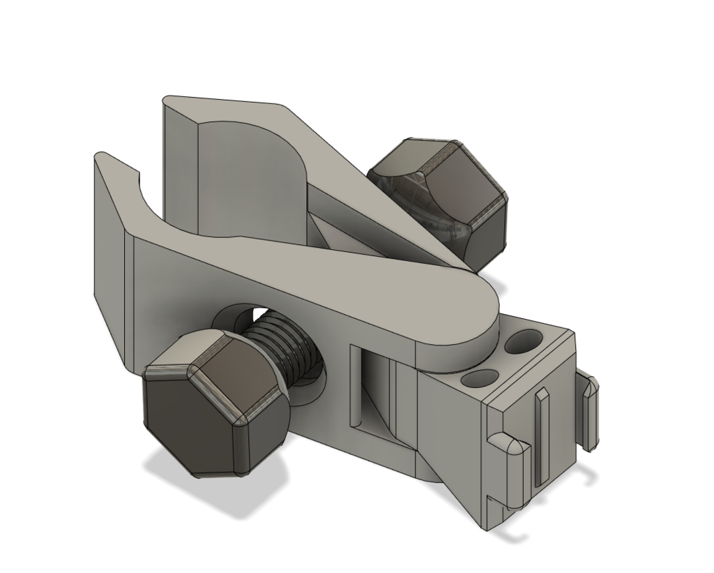 GoPro Pipe Mount (D 27-50mm) v1 by GreenPanda | Download free STL model ...