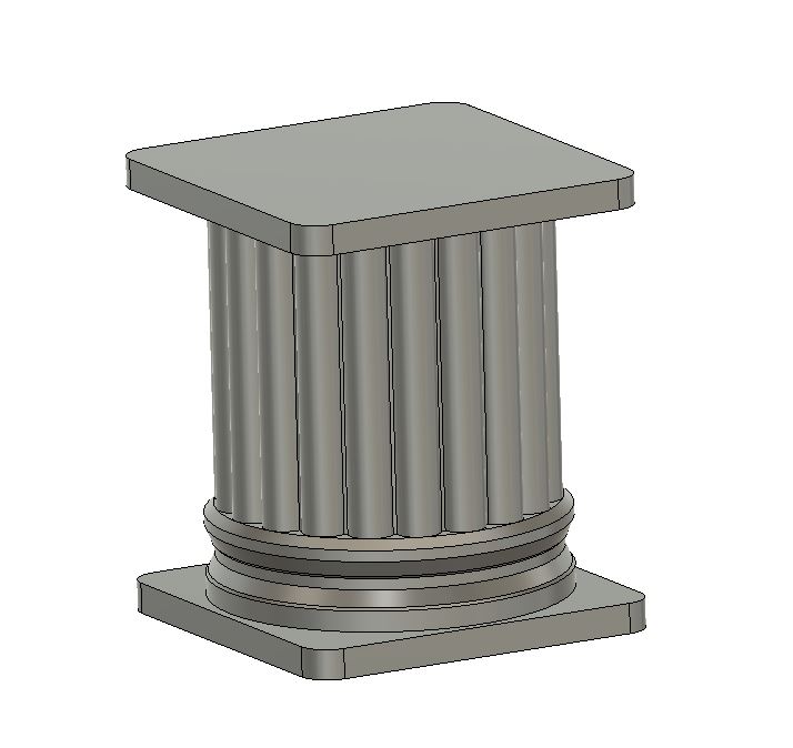 Roman column with / without secret chamber , no support by Dan Salvador ...