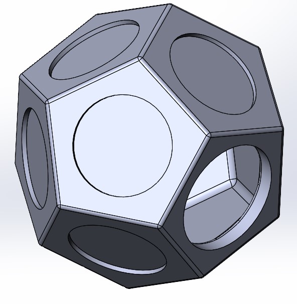 Dodecahedra Reference Marker by Levente Mészáros | Download free STL ...