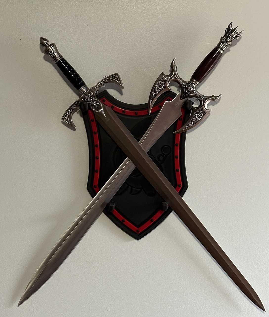 Shield / Sword Holder by PapaPooch | Download free STL model ...