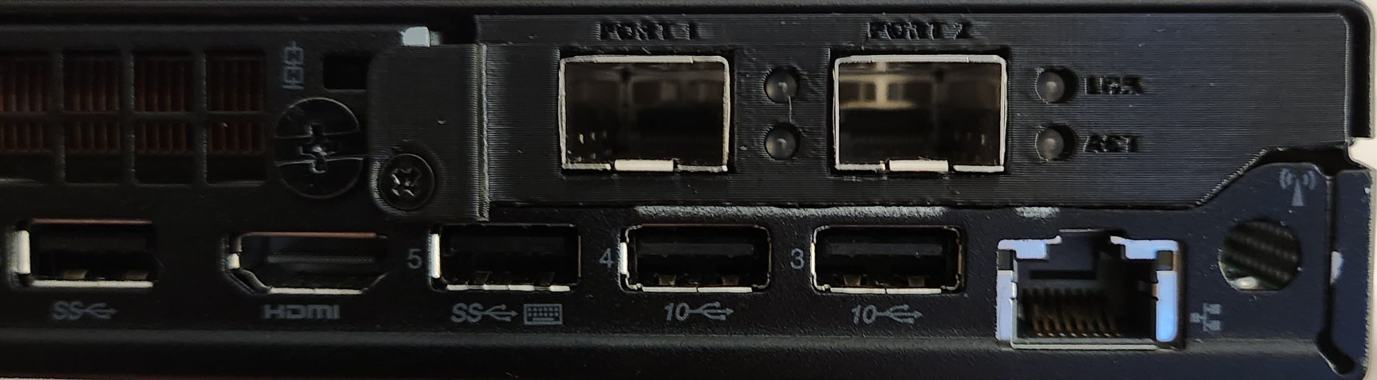 Lenovo M90q AOC-STGN-I2S v2 Network Card Bracket by iconiclight ...