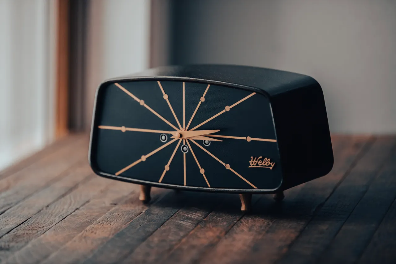 Mid-Century Welby Mantle Clock by mitchrichie@gmail.com | Download free ...