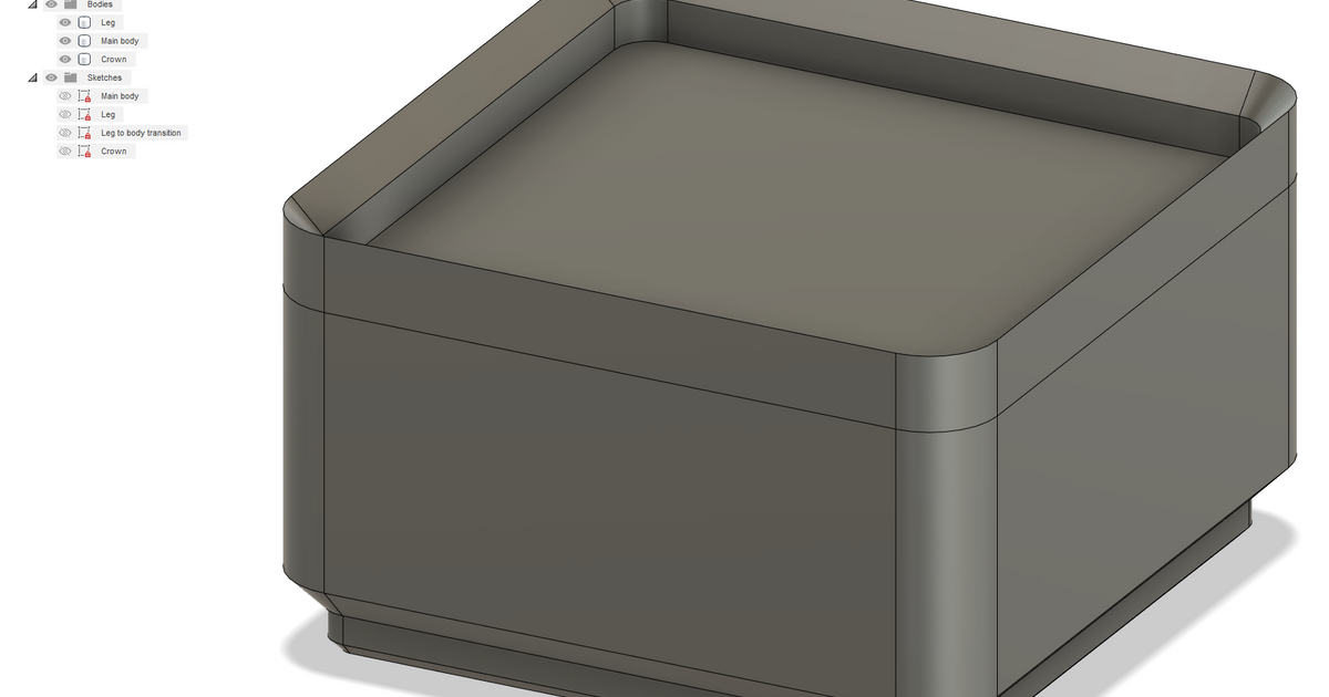 Gridfinity block template - Easy to use! Improved! (For Fusion 360) by ...