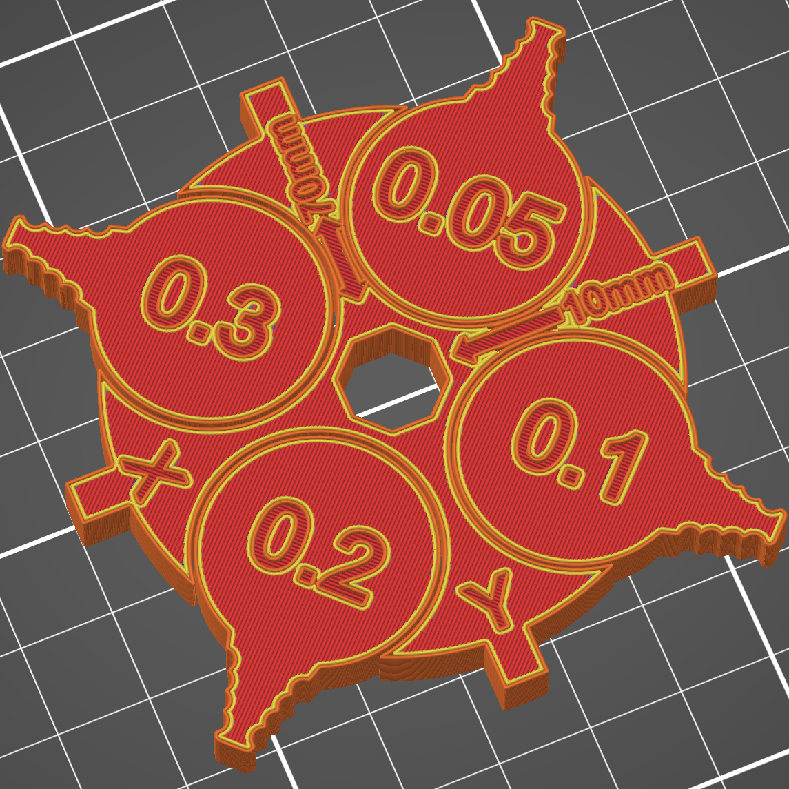 Fast Calibration Disc by Preischl 3D | Download free STL model ...