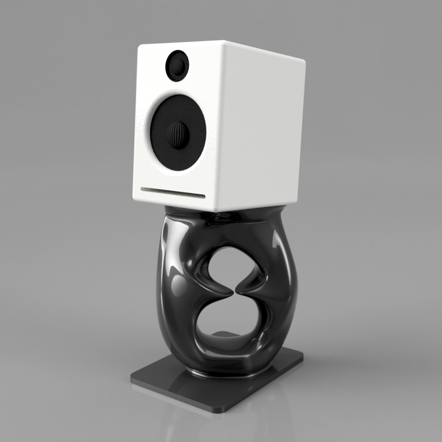 Sculptural Speaker Stand by Zulu Whiskey | Download free STL model ...