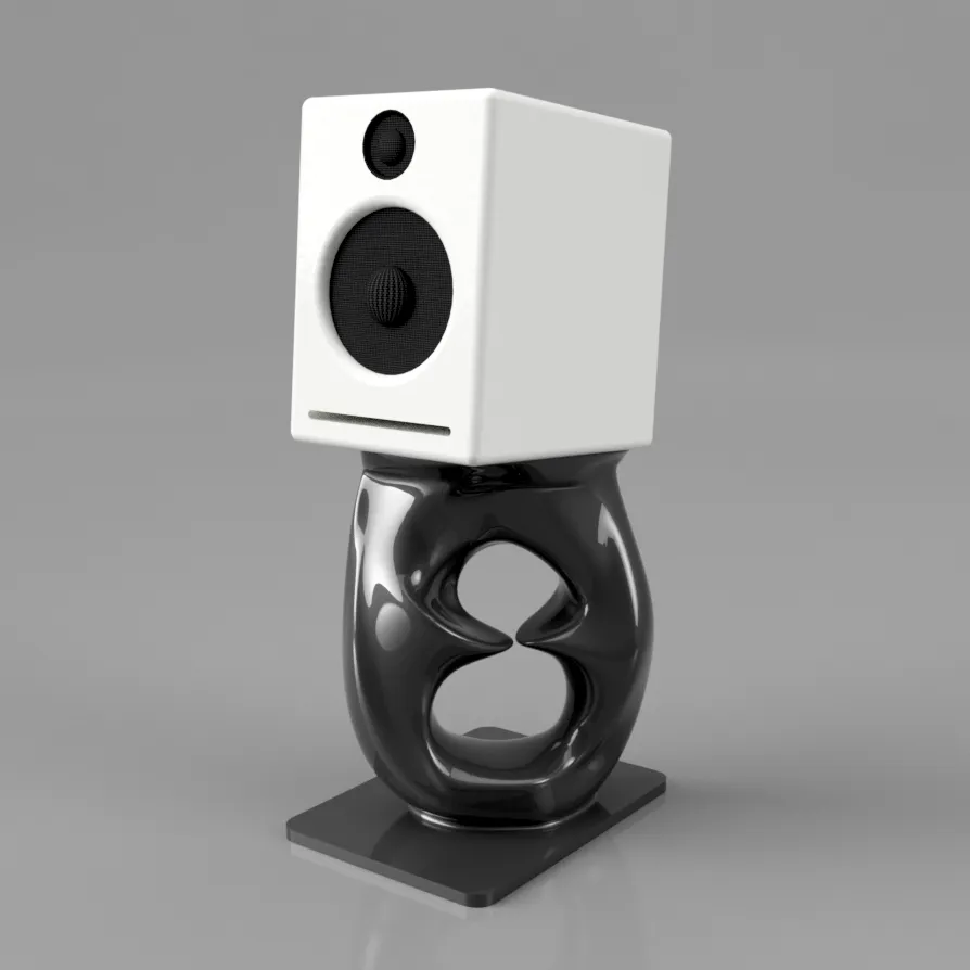 Sculptural Speaker Stand by Zulu Whiskey | Download free STL model | Printables.com