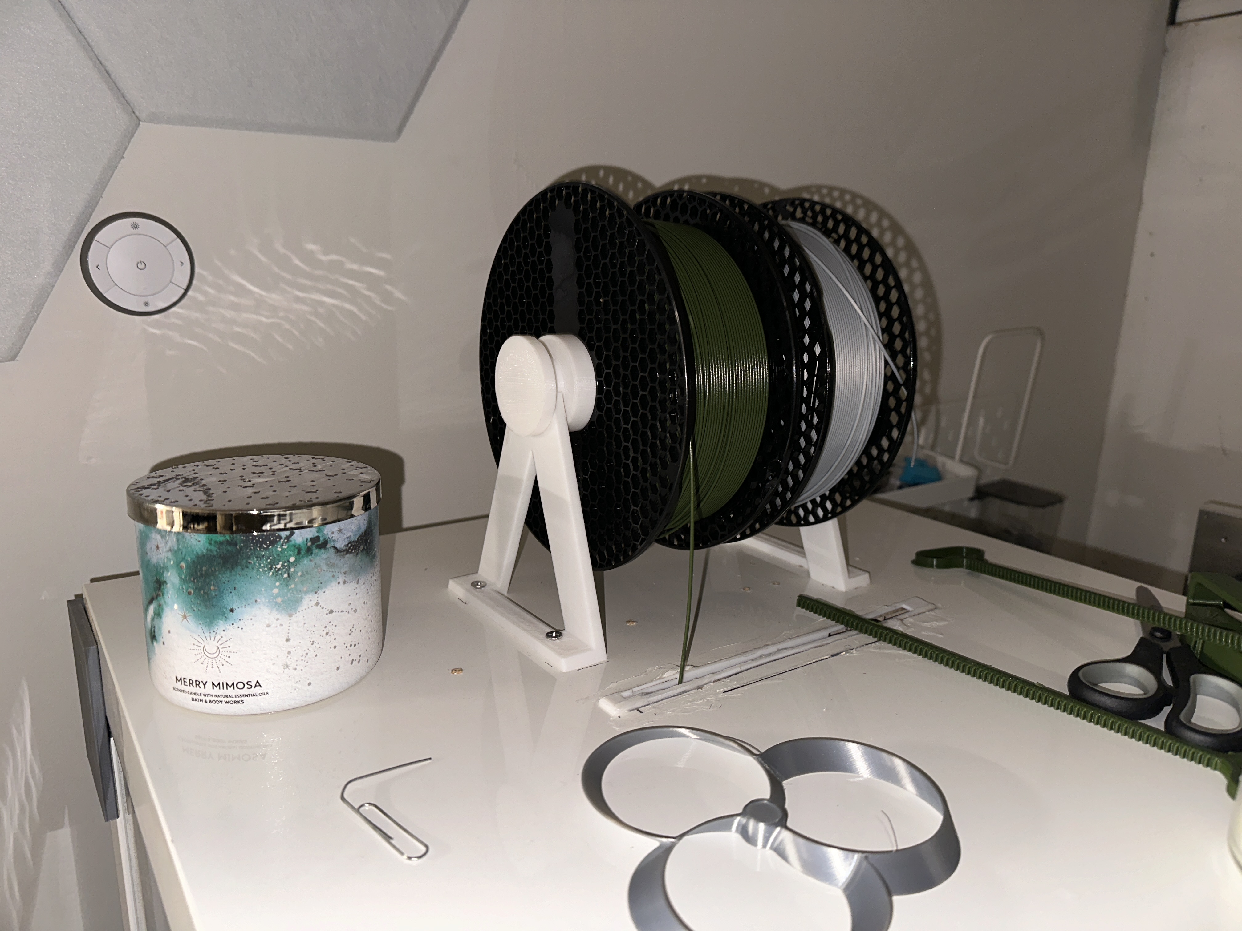 Filament Holder for Lack Enclosure by Hagos | Download free STL model ...