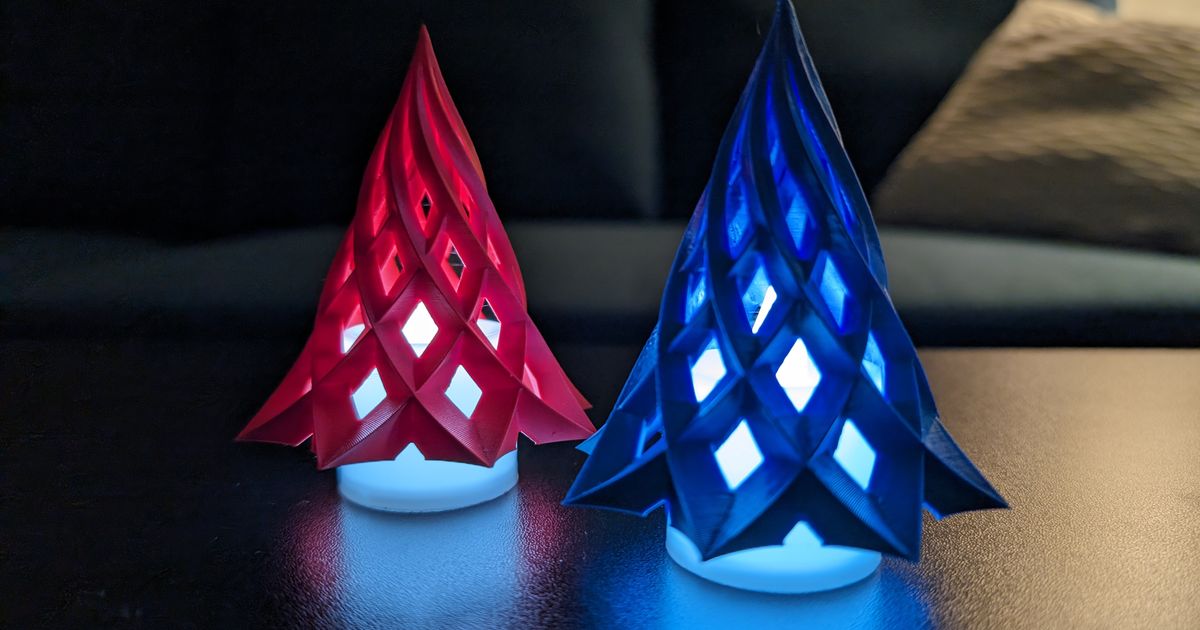 Spiral Holiday Tree par Xtagon | Téléchargez gratuitement un modèle STL ...
