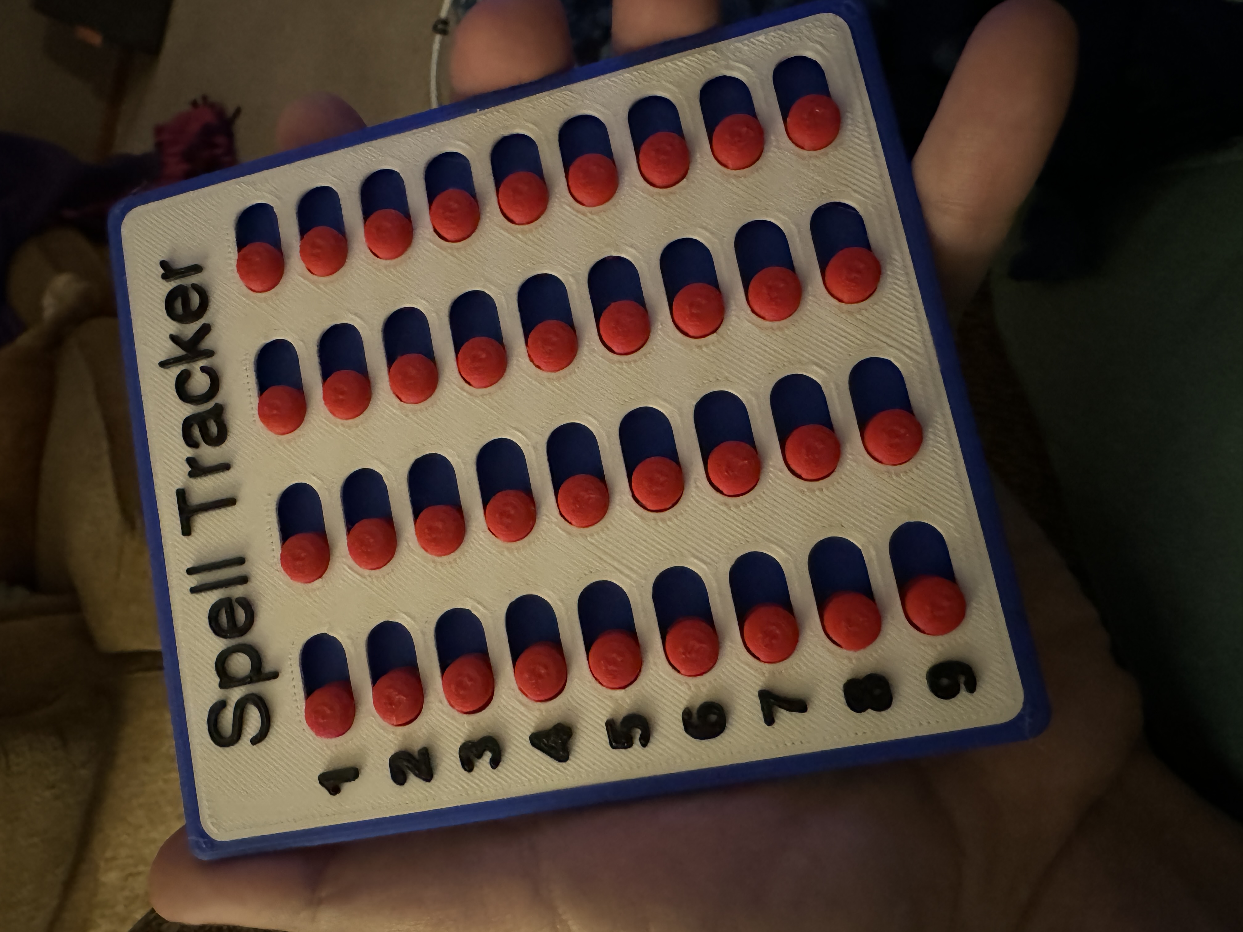 DND 5e Sliding Spell Slot Tracker by Joe Mike Terranella | Download ...