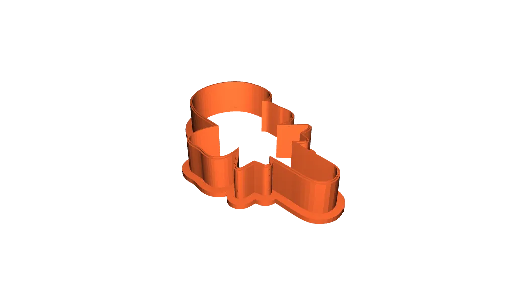 Candy cane cookie cutter and stamp by Banshee | Download free STL model ...