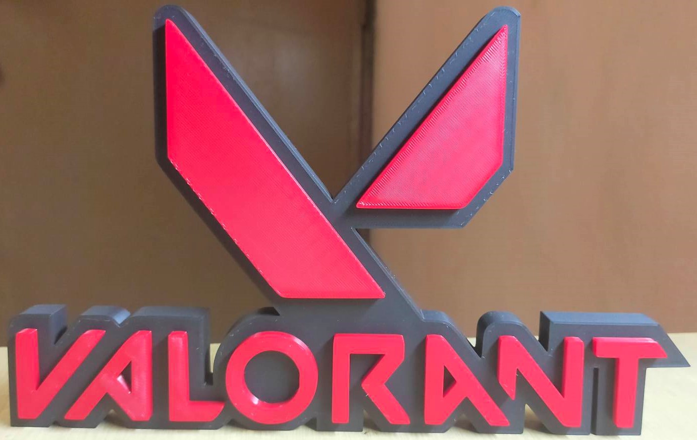 Valorant Logo Desk Stand by Ark Ekklesia | Download free STL model ...