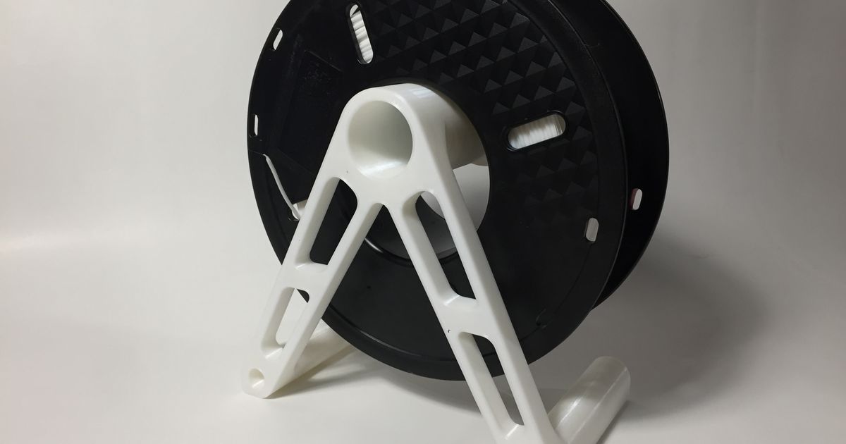 Filament Spool Holder (Reinforced) by Hyper | Download free STL model ...