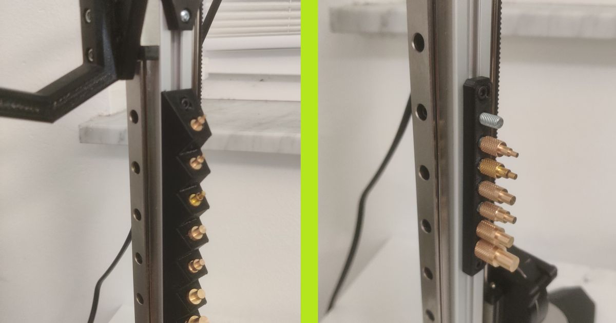 Heat set insert tool holder 2 versions by radicalreel | Download free STL model | Printables.com