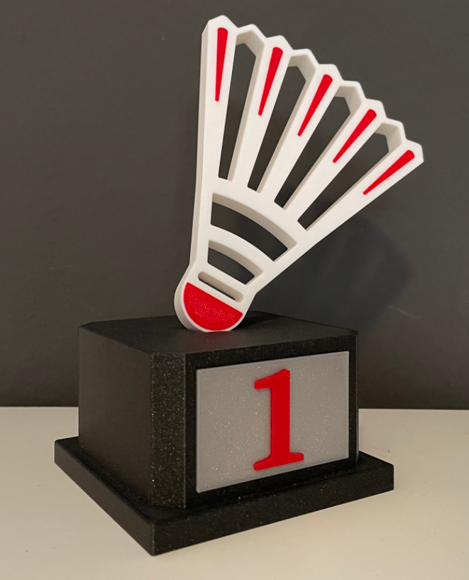 Badminton Trophy / Pokal by Tom | Download free STL model | Printables.com