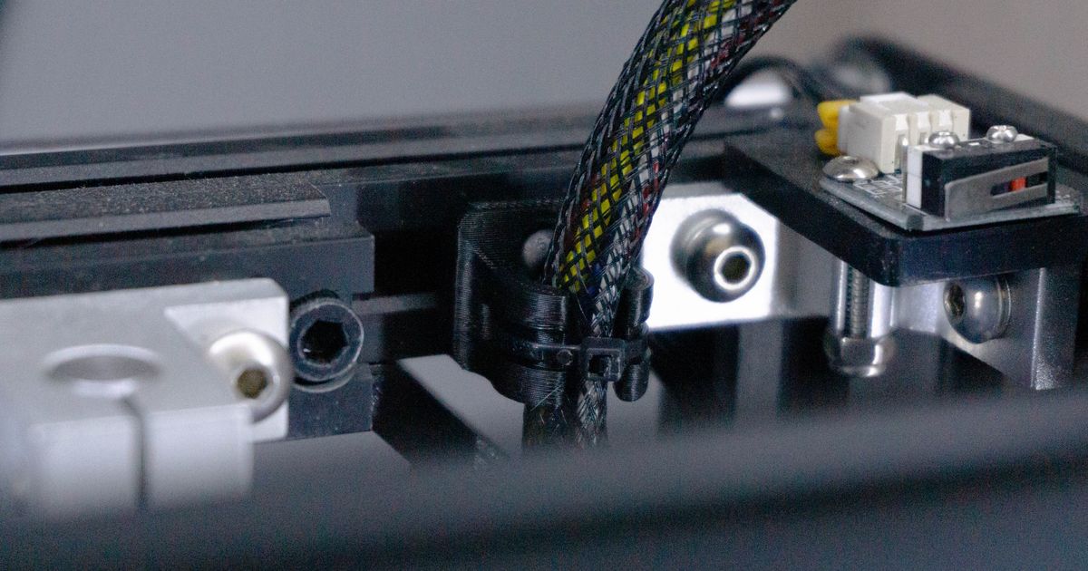 Ender 5 Cable Holder by SMiF | Download free STL model | Printables.com