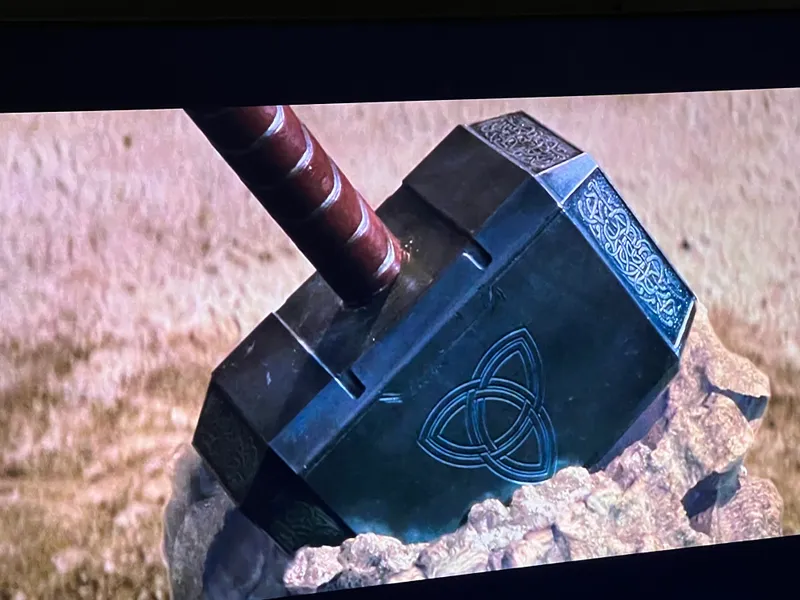 Mjolnir design pendant by baph | Download free STL model | Printables.com
