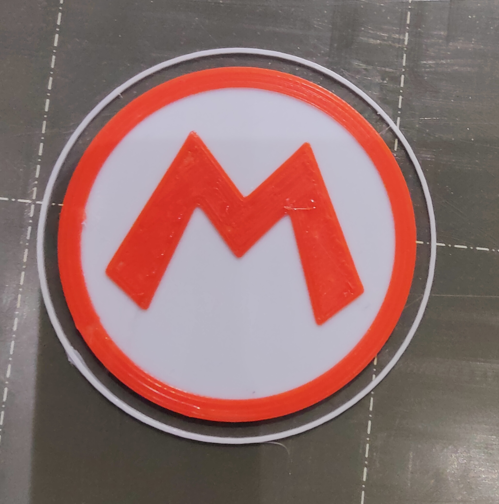 Mario Cap Badge by DoomMeister | Download free STL model | Printables.com