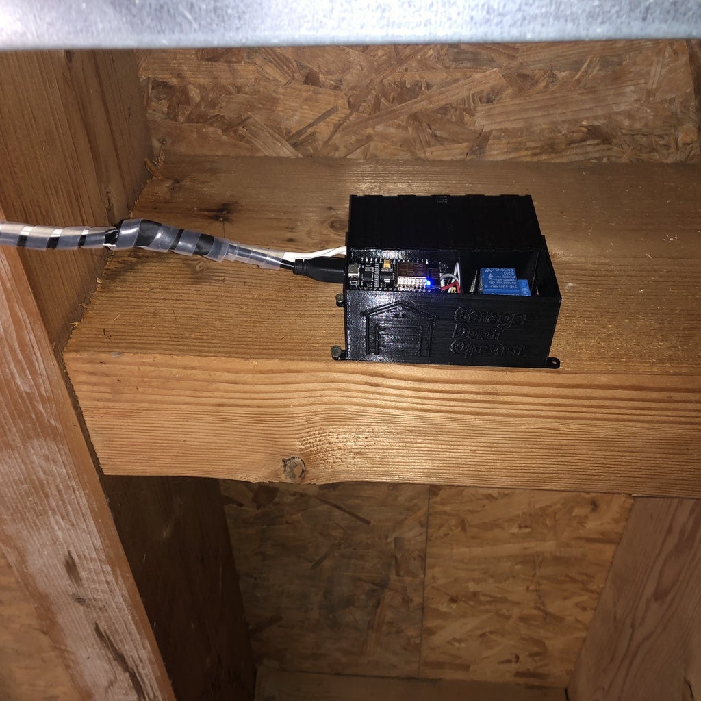 Esp8266 Case Garage Door Opener By Neutr0n Download Free Stl Model