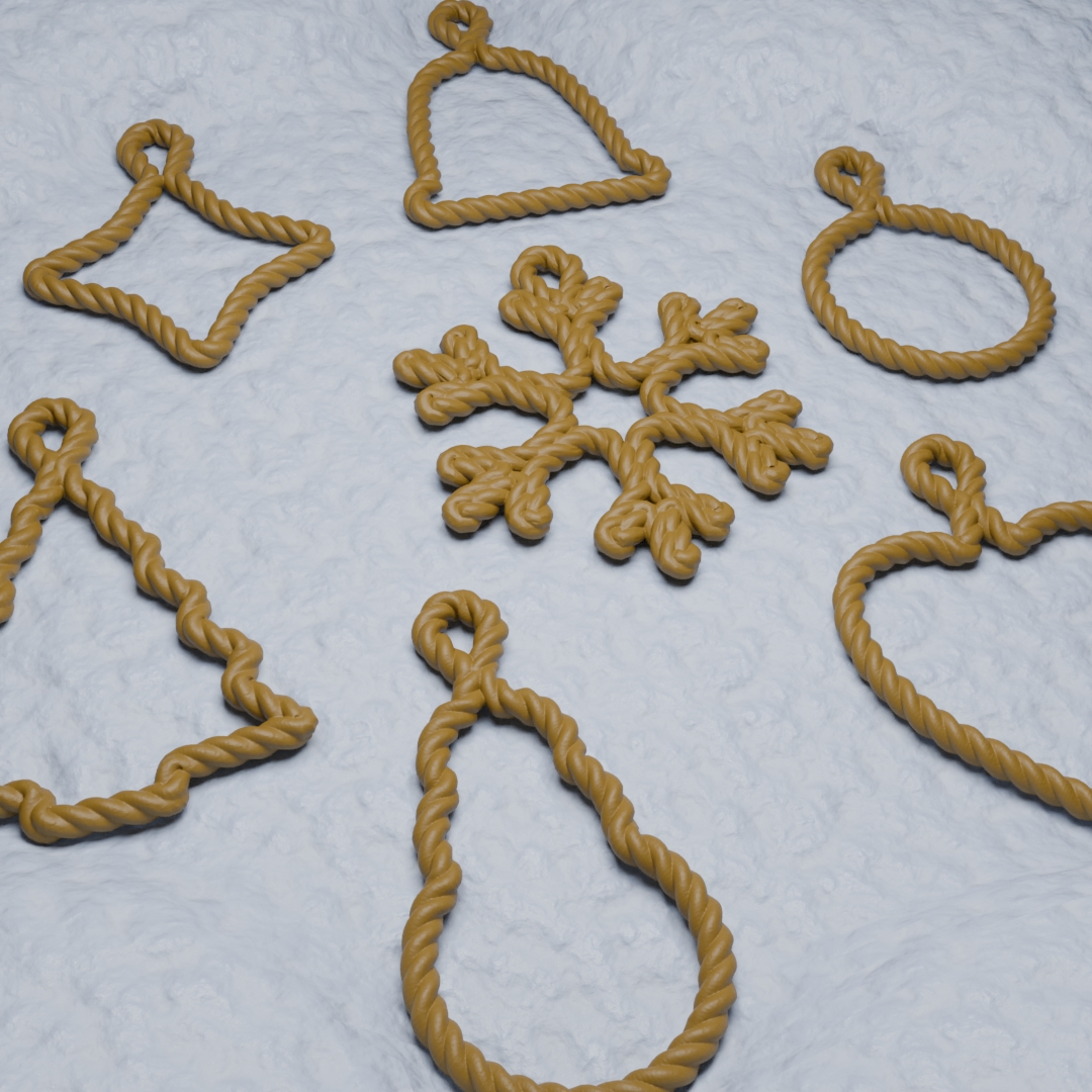 Christmas Rope Pendant Collection - 10 Designs !!! by Maker81 ...