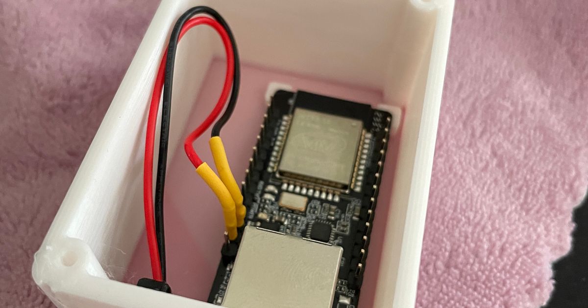 wt32-eth01 usb-c power by TheLivingBubba | Download free STL model ...