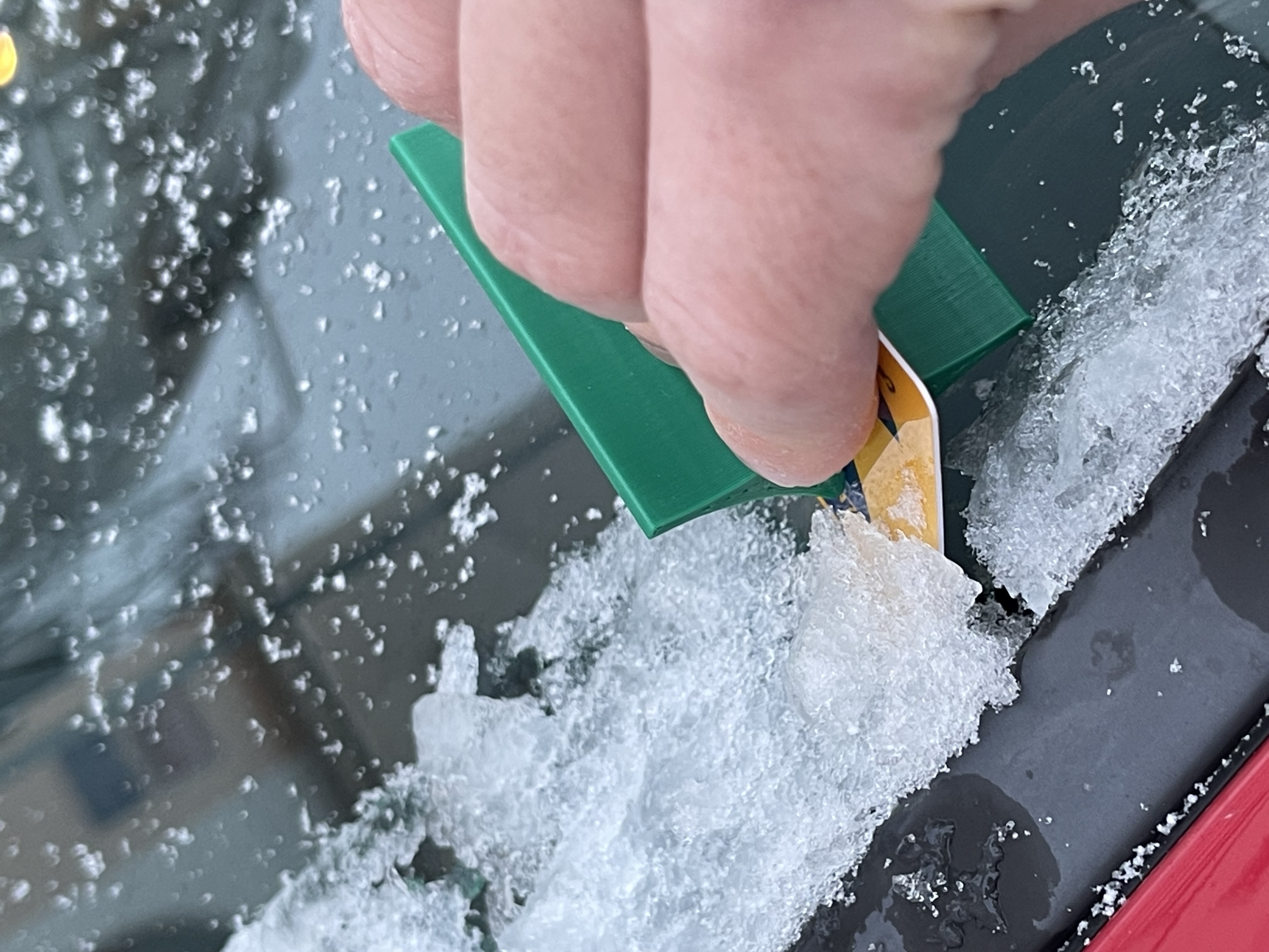 Credit Card Ice Scraper Attachment & Protector by race85com | Download ...