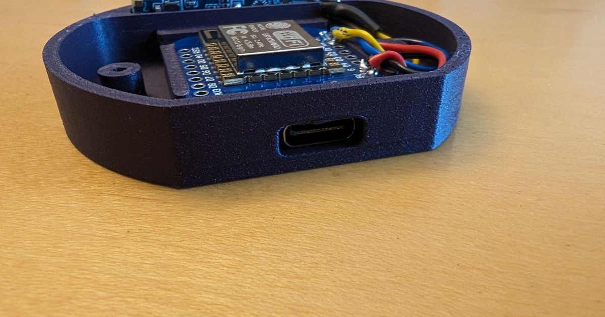 ESPHome Sensor - D1 Mini ESP8266 USBC and LD2410 case by Bri0nac ...
