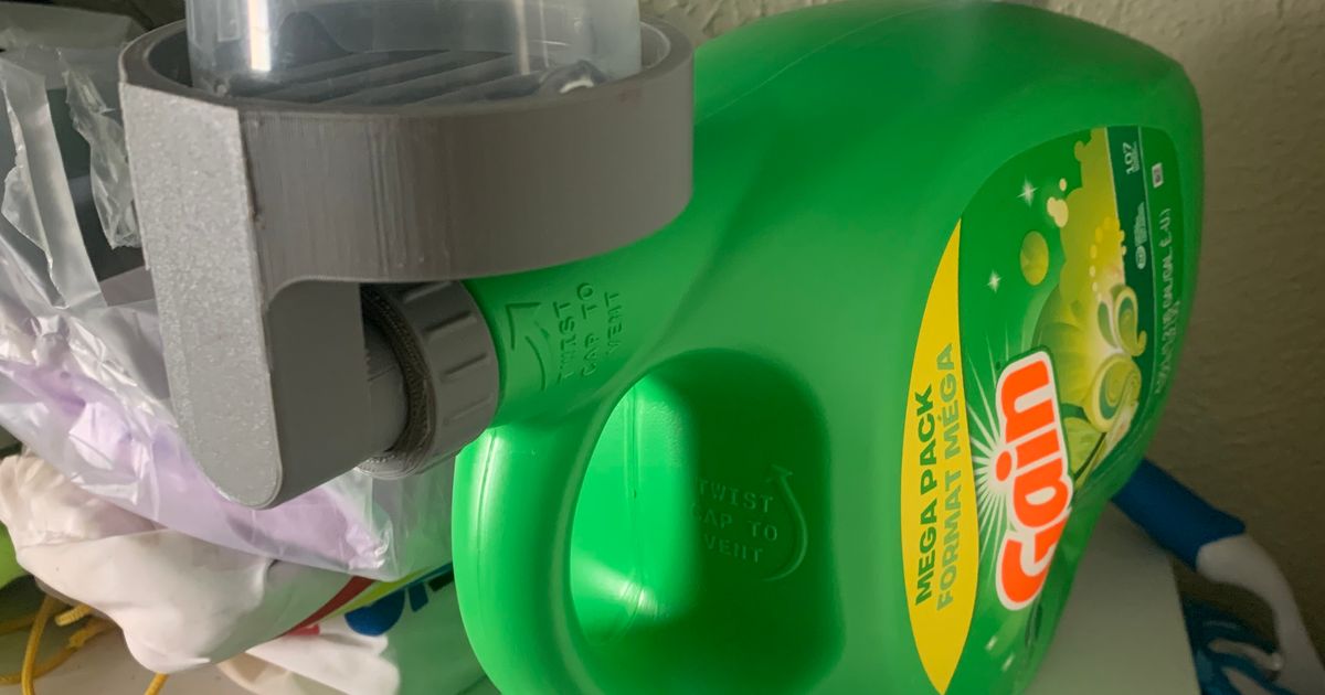 Laundry Soap Cup Holder by Kaden Cook | Download free STL model ...