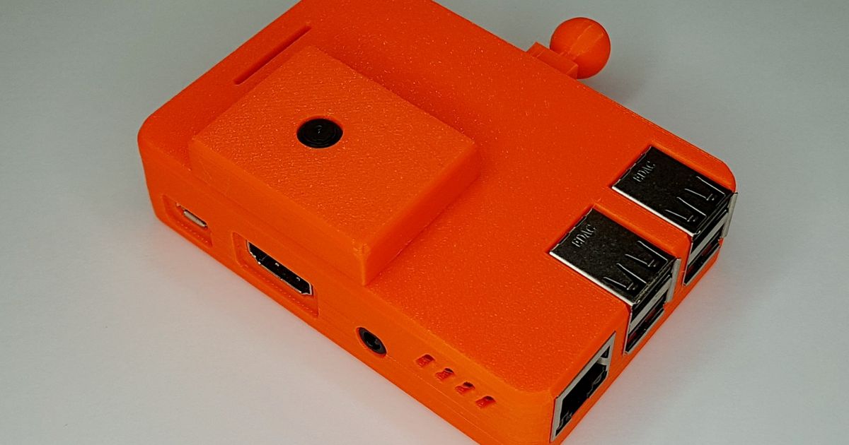 RaspberryPi camera V1.3 cover by HD_Creator | Download free STL model ...