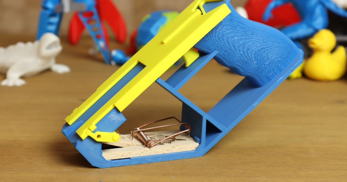 The Mousetrap Gun by PrintChallenge | Download free STL model ...