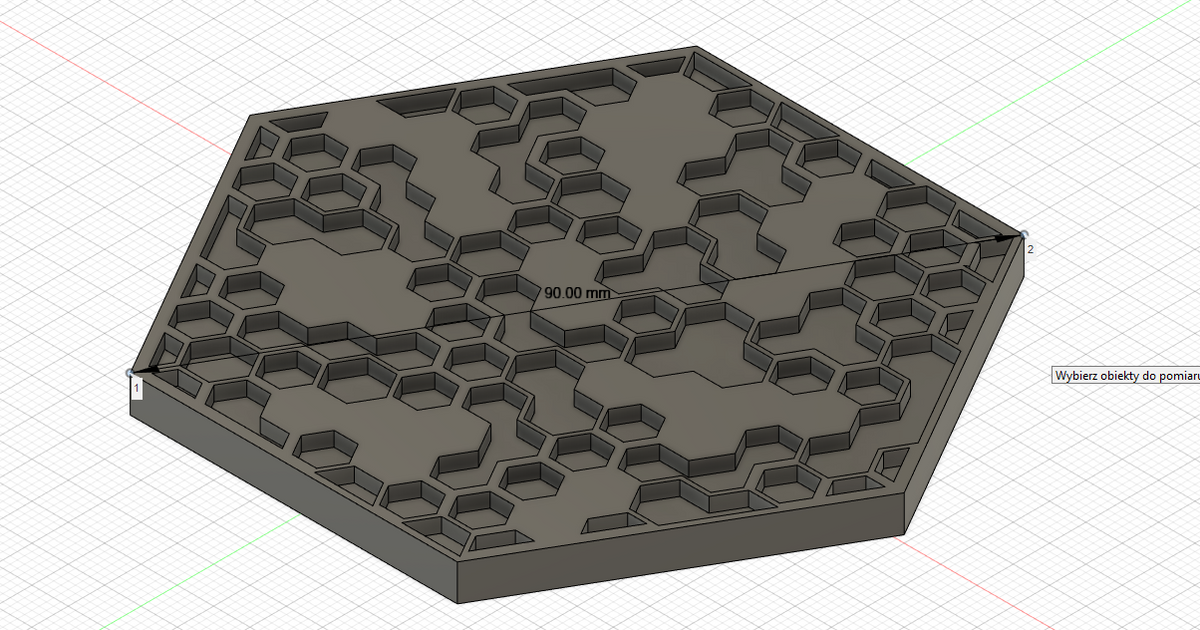 Hexagonal Coaster by Damian | Download free STL model | Printables.com