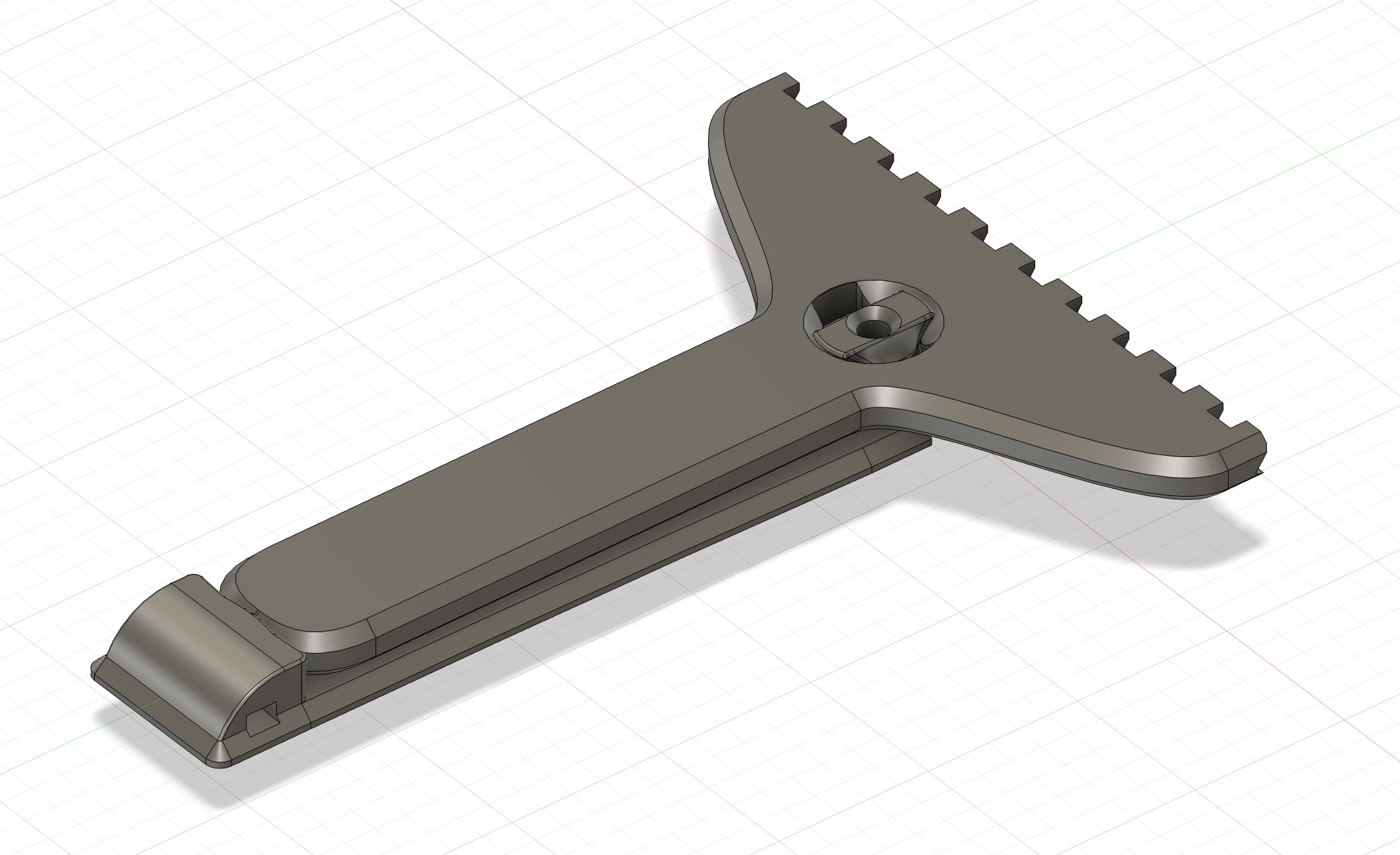 Two sided ice scraper for broom by Themannest | Download free STL model ...