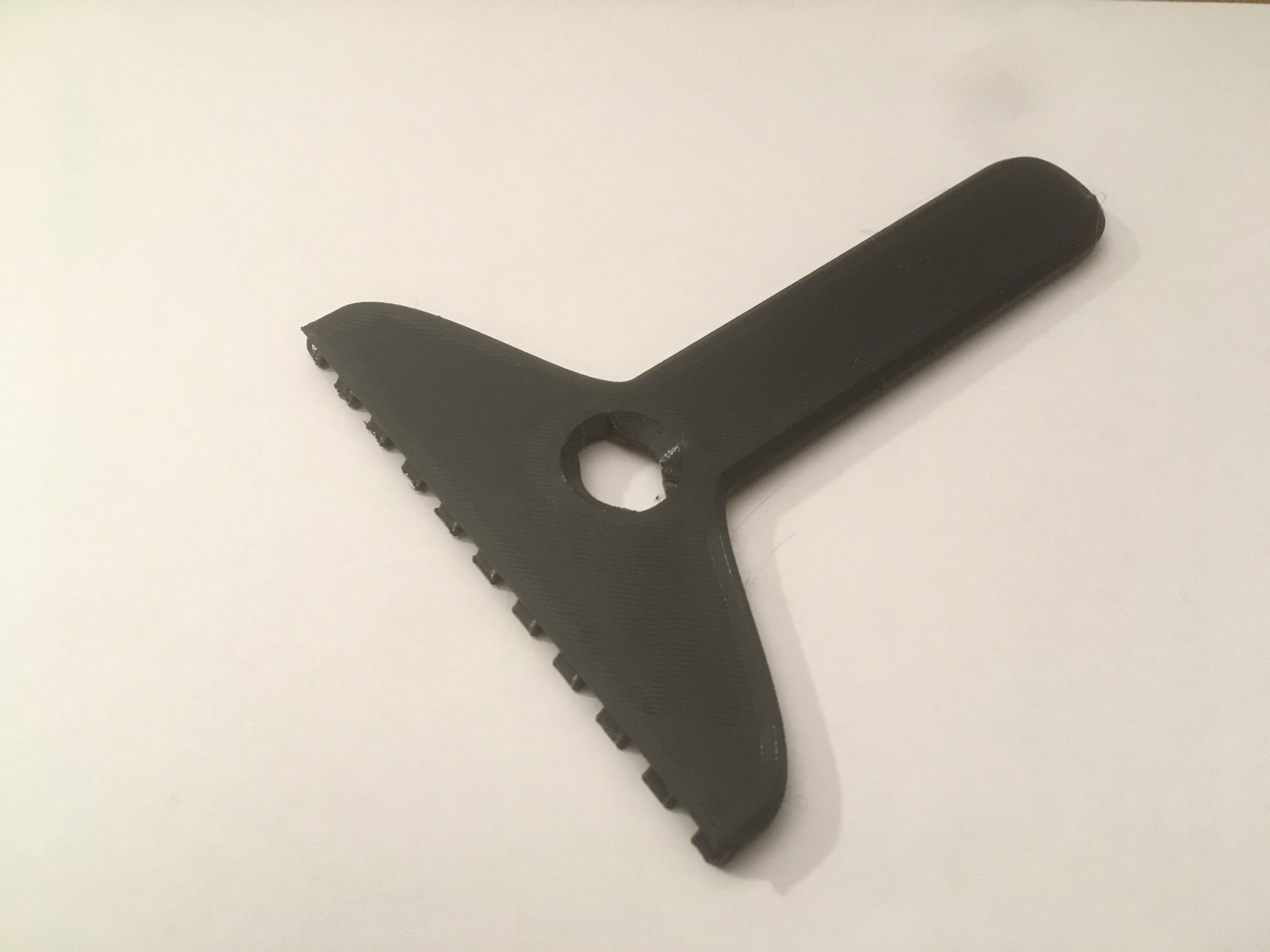 Two sided ice scraper for broom by Themannest | Download free STL model ...