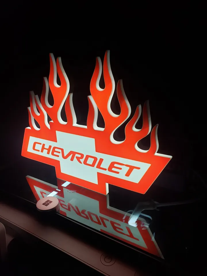 Logotipo De Chevy Con Llamas