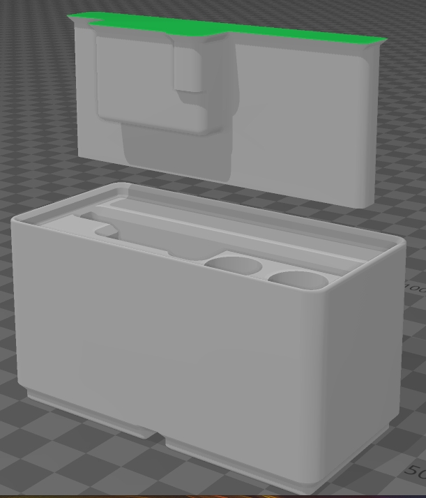 Gridfinity Caliper Holder (with customizing insert) by Tekjock ...