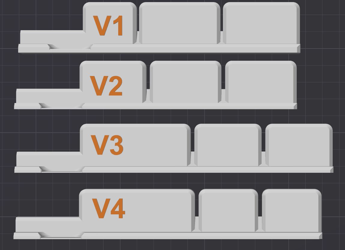 Wall mounts for Bambu Lab AMS - newest AMS version (v4?) by Hrumque ...