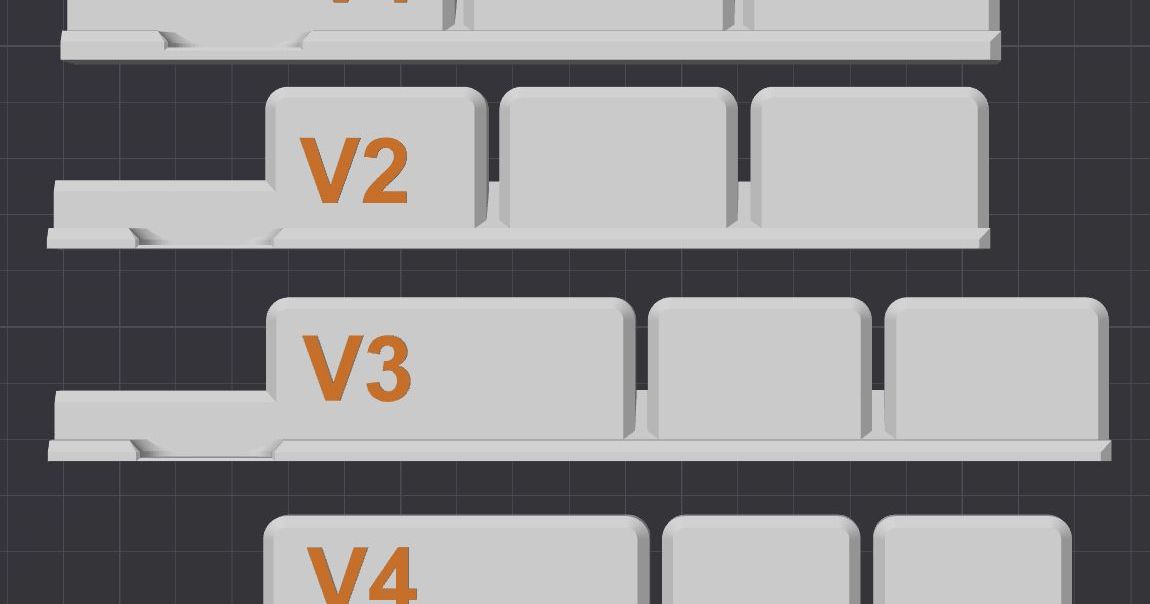 Wall mounts for Bambu Lab AMS - newest AMS version (v4?) by Hrumque ...