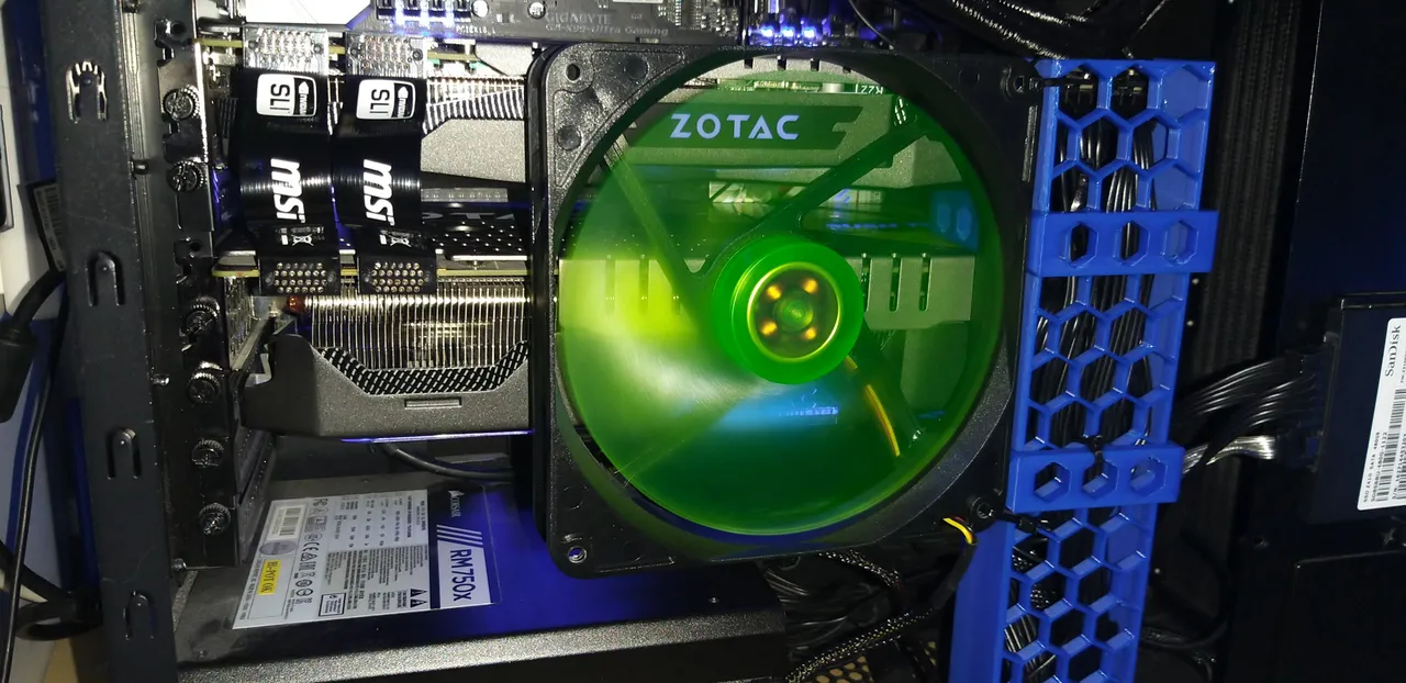 Universal GPU Sag Support Holder Cable Cover Manager by Maxter3D ...