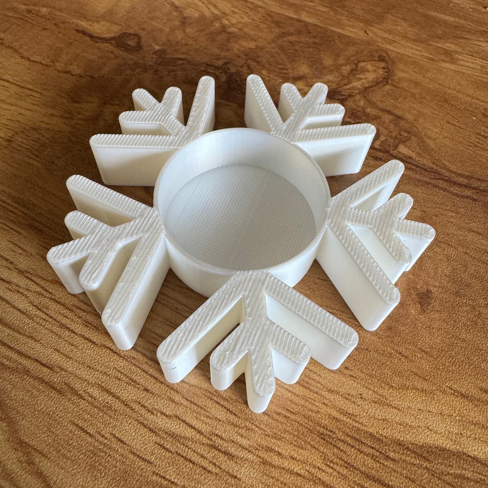 Tea Light Snowflake Holder Christmas by 4D Maker Lab | Download free ...