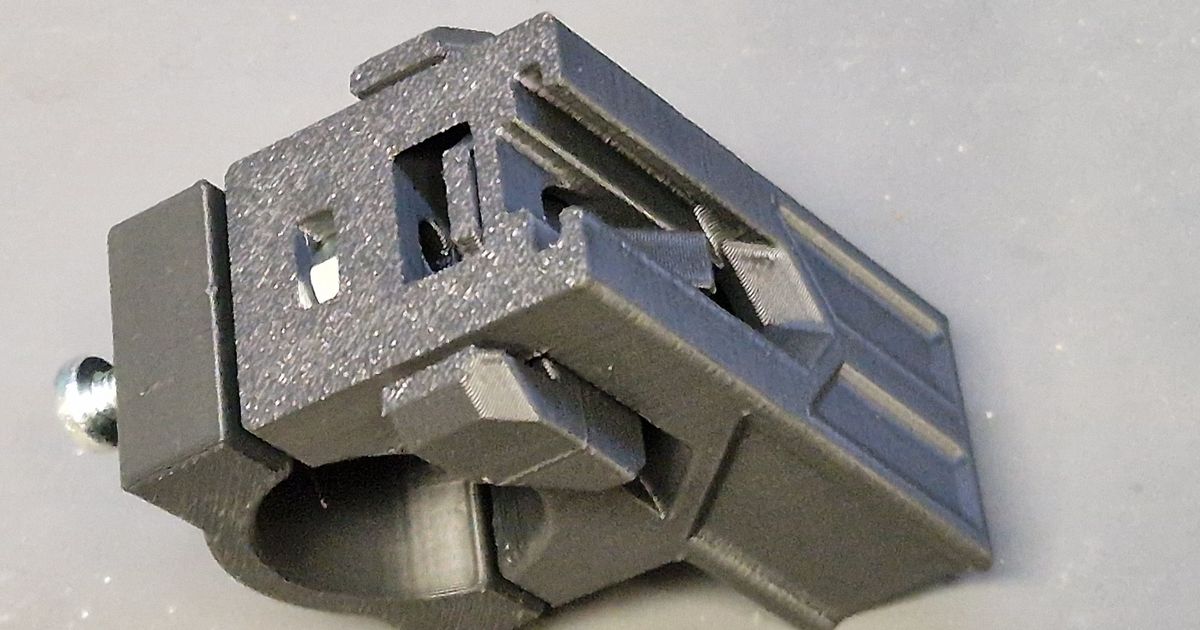 Lidl Crivit LED Bike Lamp Holder by DavidK | Download free STL model ...