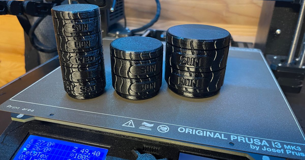 Pill and Supplement Stacker (Blank and customizable) by MacBookProAR ...