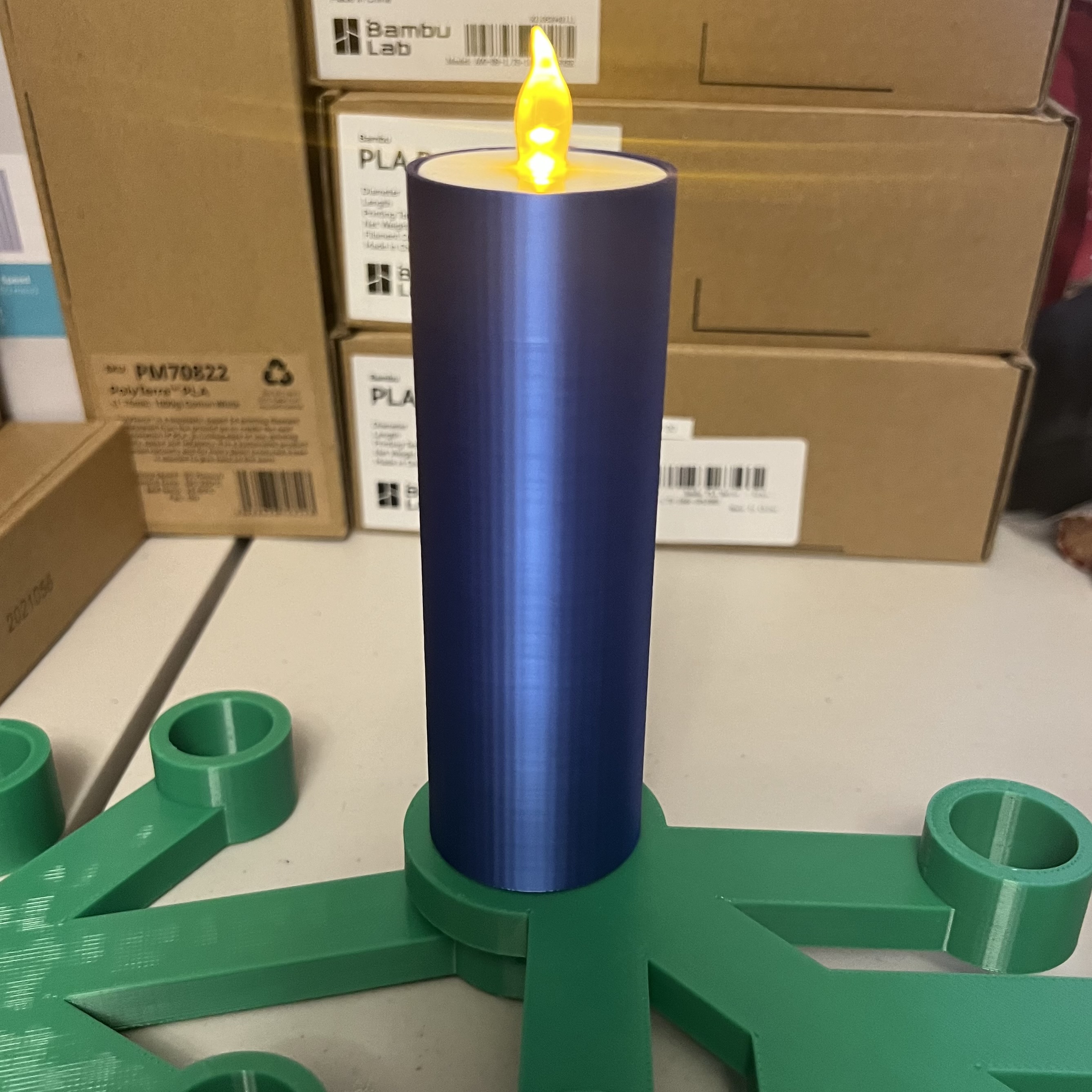Advent Candles for Lego Wreath by Justin Lauck | Download free STL ...