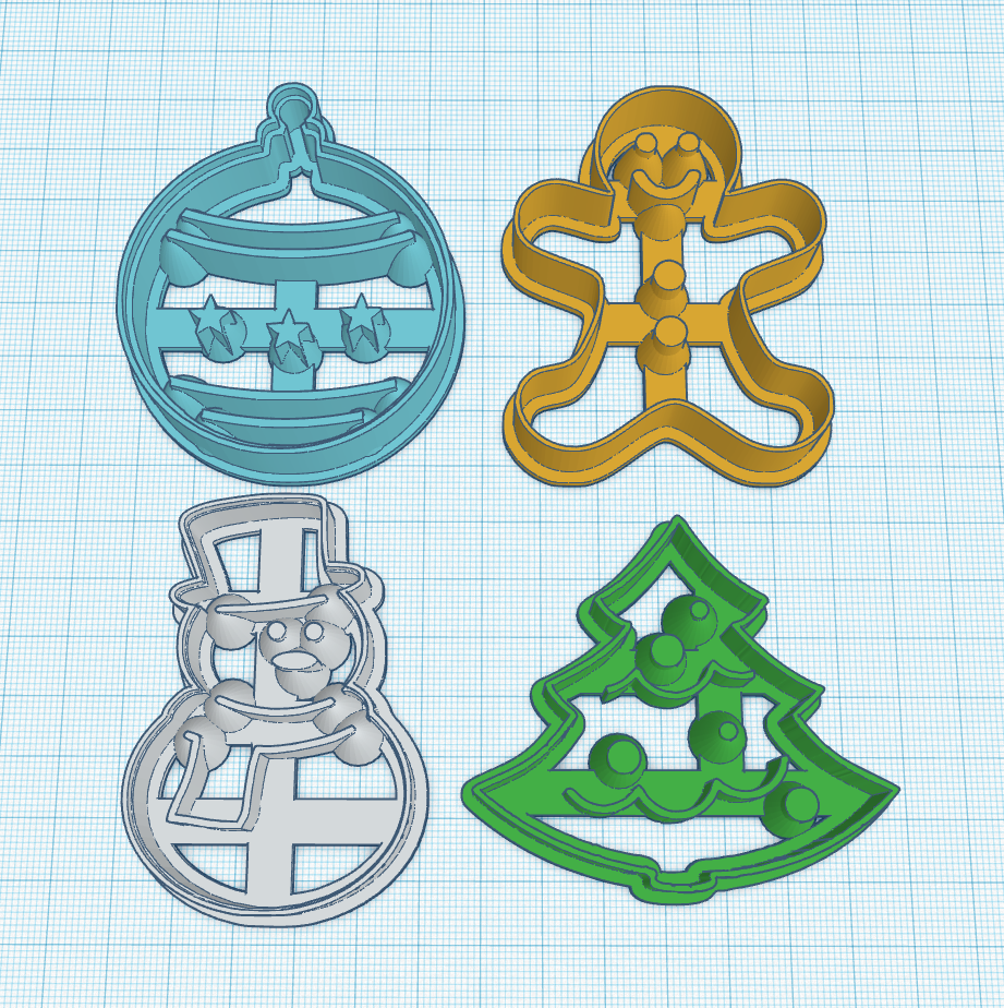 Christmas Cookie Set by TeamOliva | Download free STL model ...