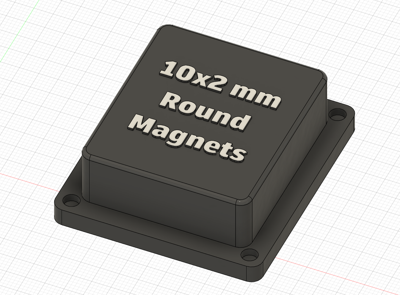 Magnet Storage - Additional Sizes by KnoppersDE | Download free STL model | Printables.com