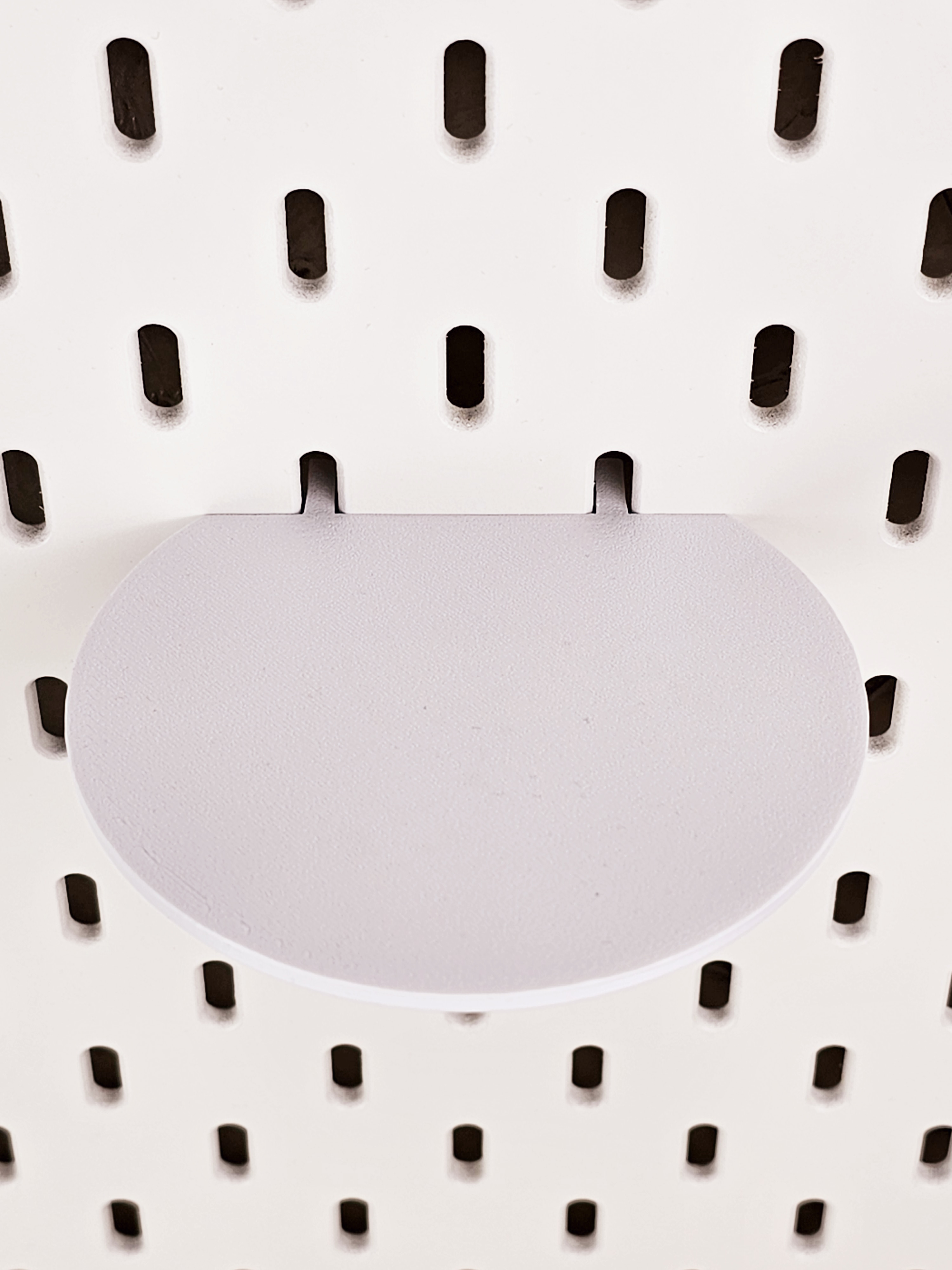 Round Shelf for Ikea Skadis/Uppspel Pegboards 100mm Diameter by ...