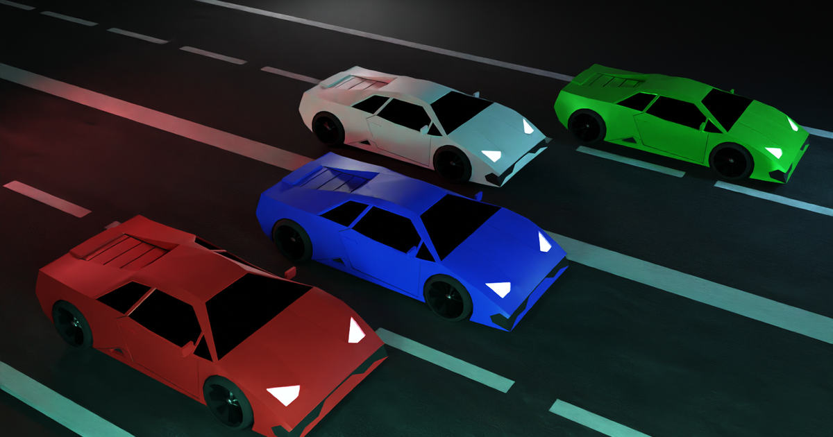 Lamborghini Low Poly by Marco Di Fiore | Download free STL model ...